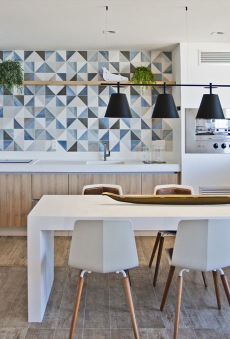 Azulejo para cozinha: 20 ideias para você se inspirar | Tríade